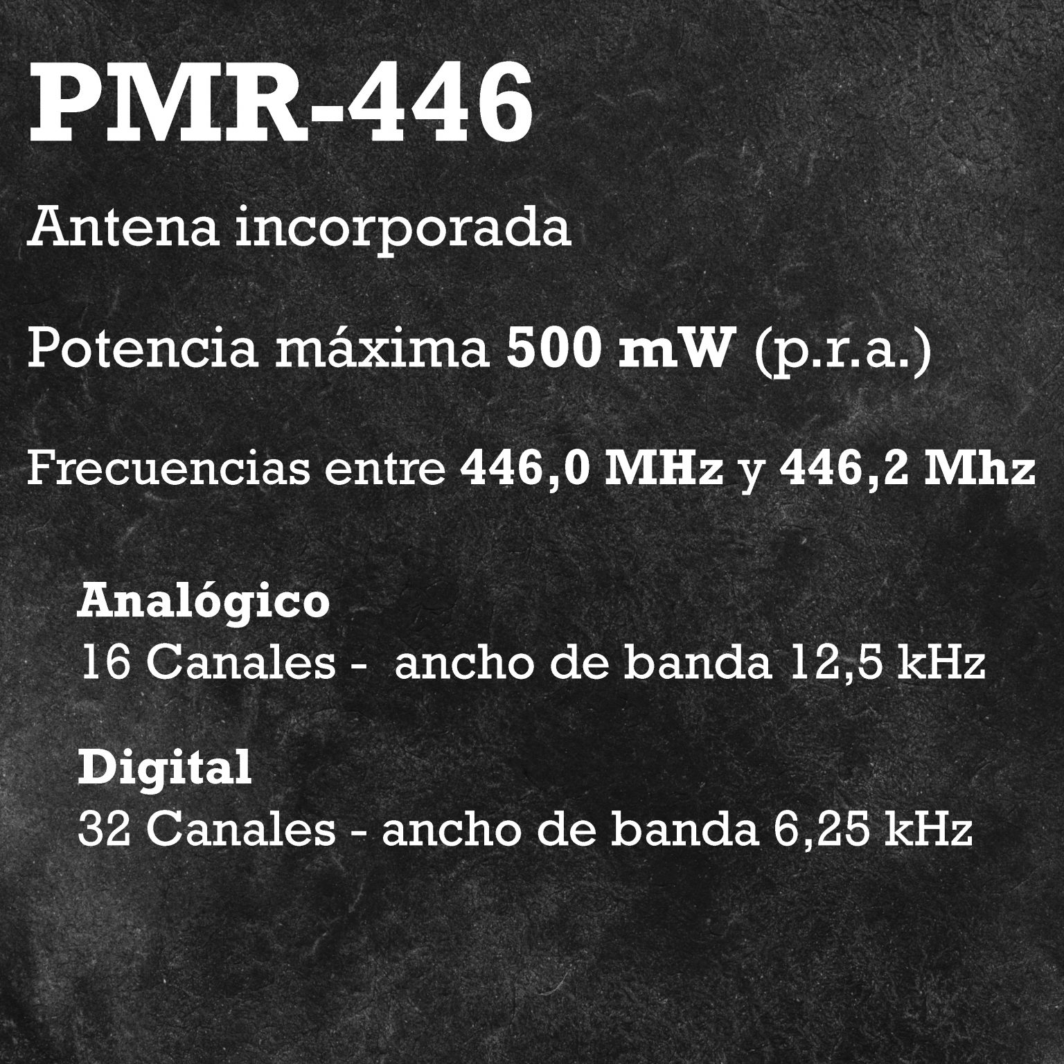 Radiocomunicaciones: PMR-446 – Airsoft Asturias